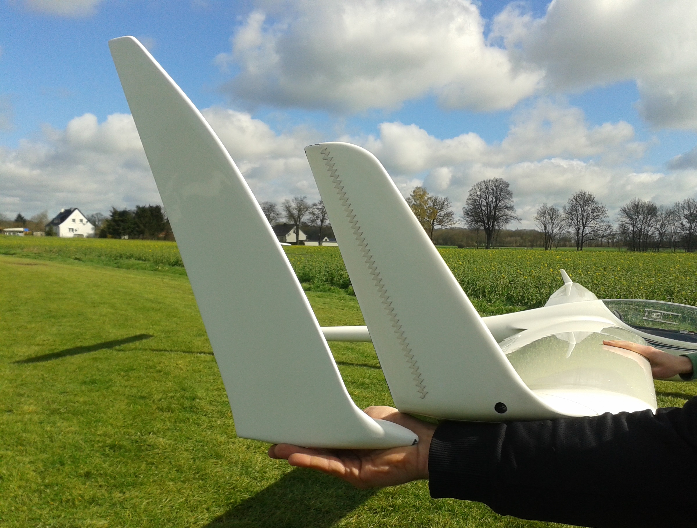 Bau eines Paars Eigenbau-Winglets für unsere ASW24 - Akaflieg Berlin
